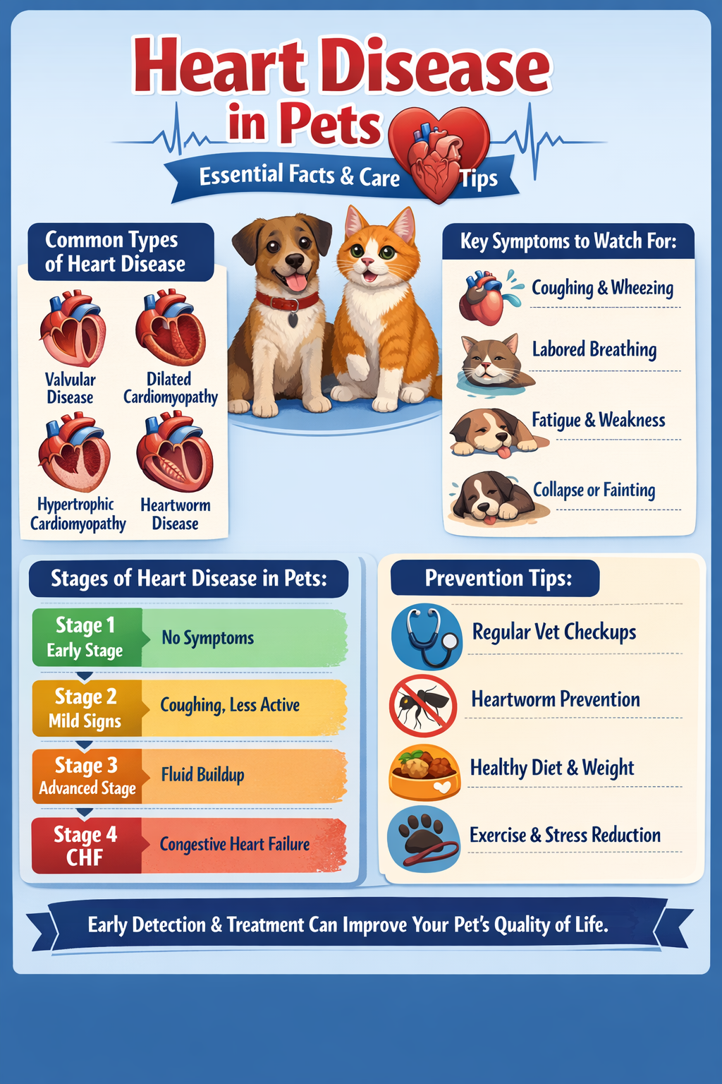 Heart Disease in Pets: Causes, Symptoms, Diagnosis, Treatment ...